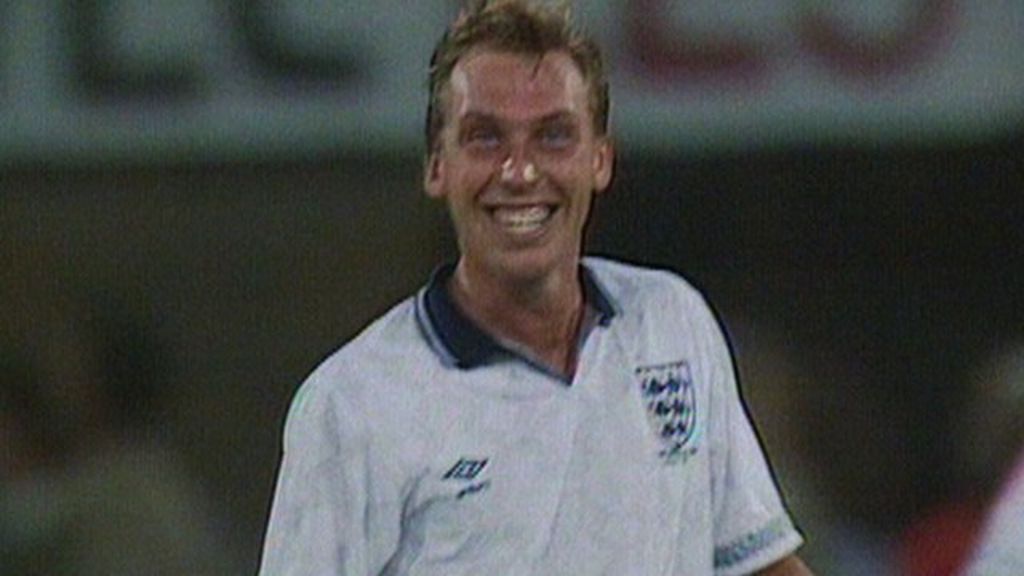 World Cup moments: Platt's sublime volley - BBC Sport