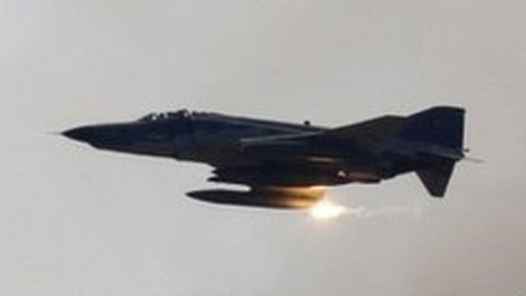 Syrian military says it downed Turkish fighter jet - BBC News