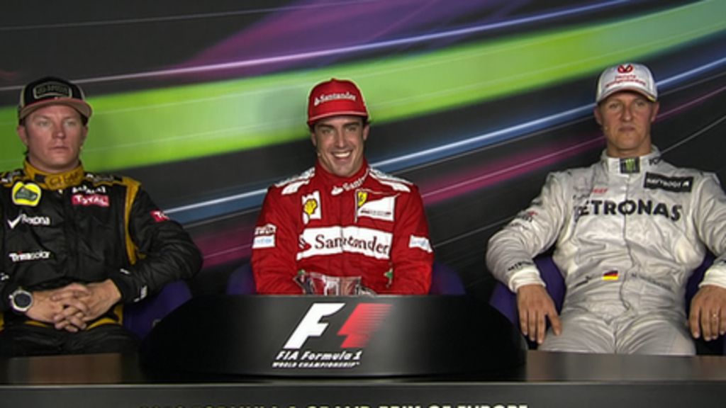 European Grand Prix - top three drivers - BBC Sport