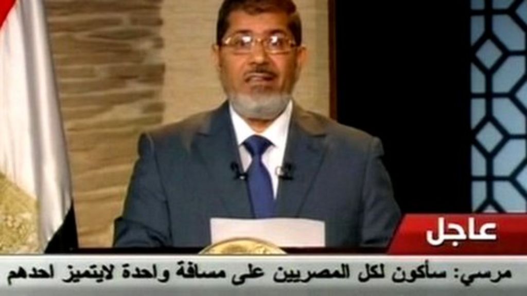 Mohammed Mursi: Egypt's revolution 'goes on' - BBC News