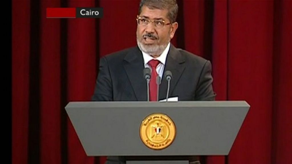 Egypt's President Mohammed Mursi pledges a 'new page' - BBC News