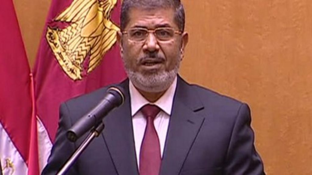 Mohammed Mursi promises 'shining new page' for Egypt - BBC News