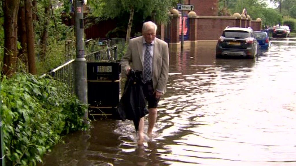 June Sets New Record For Uks Wettest Month Bbc News