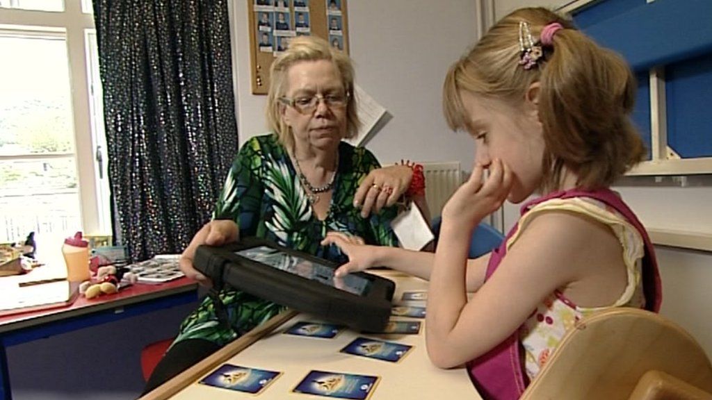 New app for children who are unable to speak - BBC News