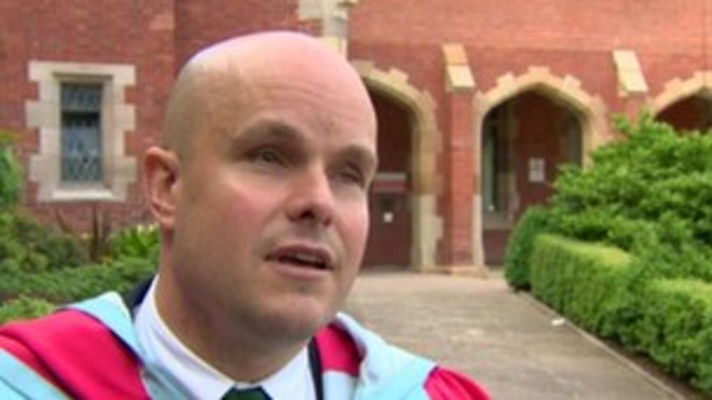 Mark Pollock receives honorary doctorate from Queen's - BBC News
