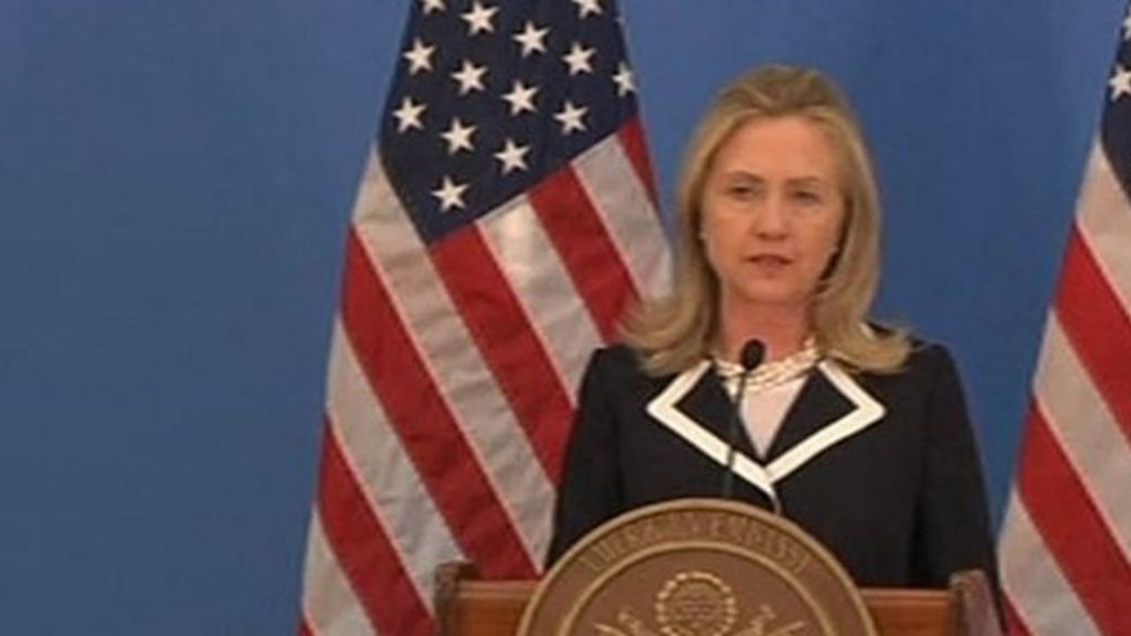 Clinton: 'Writing on the wall' for Assad - BBC News
