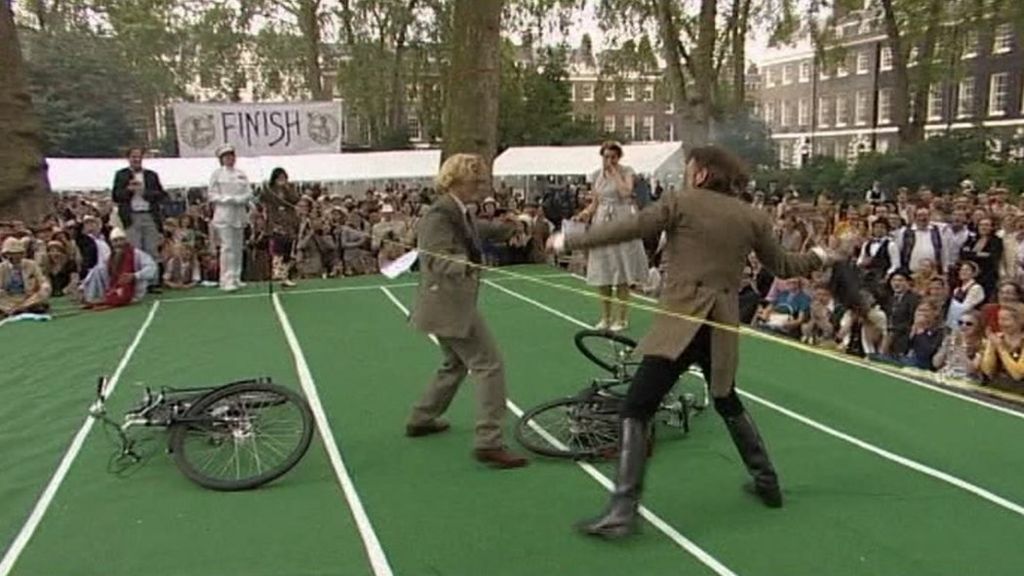 Butler Baiting and Umbrella Jousting? It can only be the Chap Olympiad ...