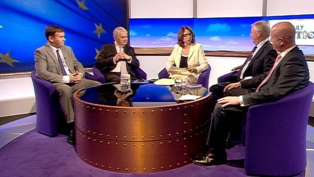 Politicians debate the future of the UK in the EU - BBC News