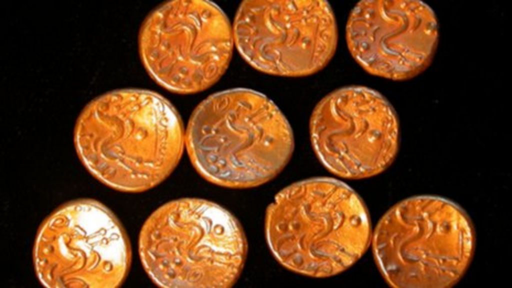Hoard of Celtic coins found in Leicestershire - BBC News