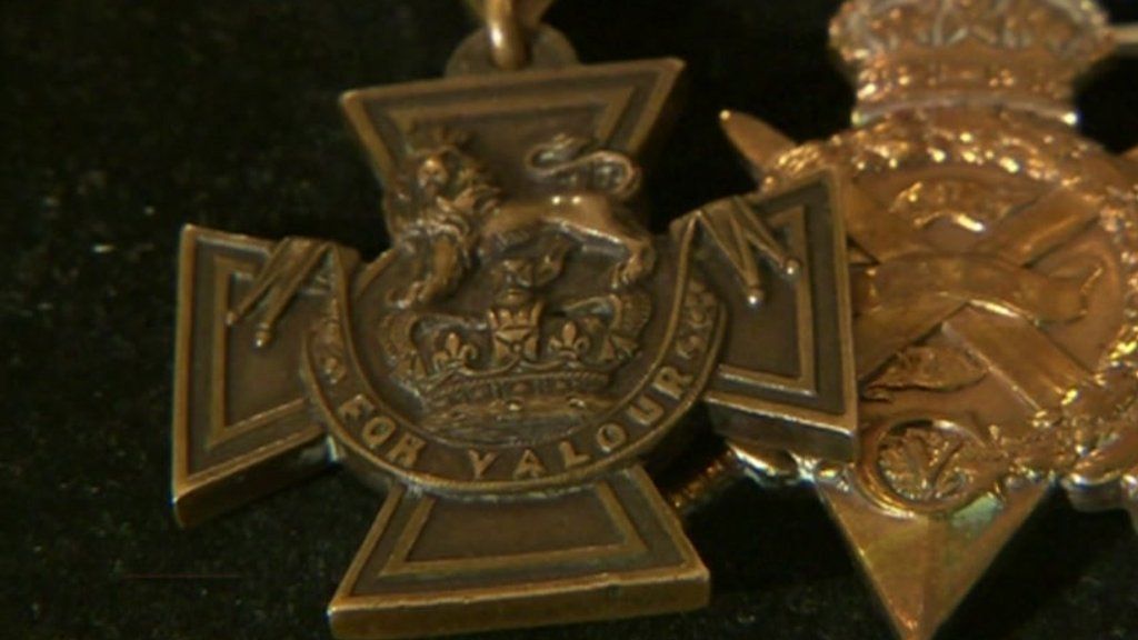 First Victoria Cross awarded to a private auctioned for £276,000 - BBC News