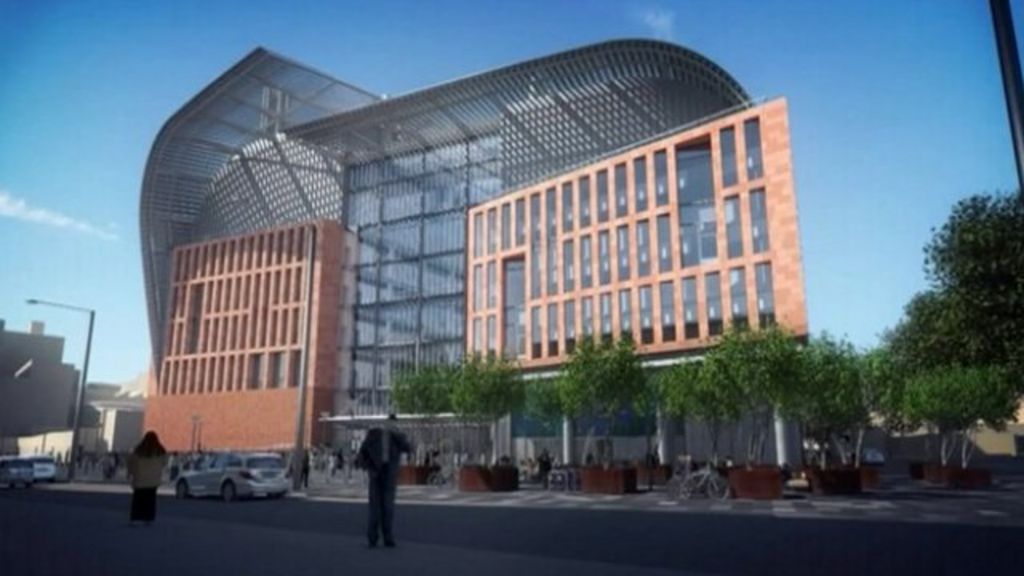 Europe's 'largest laboratory building' takes shape - BBC News