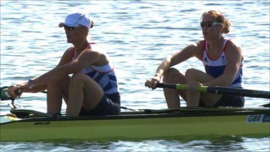 Olympic rowing record: Helen Glover & Heather Stanning win heat - BBC Sport