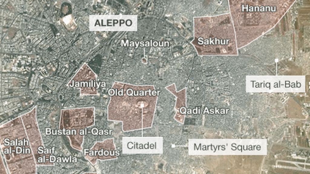 Syria conflict: Maps of fighting in Damascus and Aleppo - BBC News