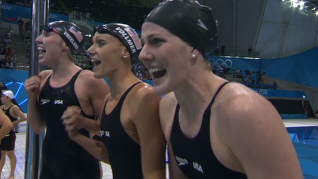 Olympics swimming: USA women win 200m freestyle relay - BBC Sport