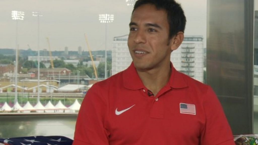 US Runner Leonel Manzano wins Olympics silver in London - BBC News