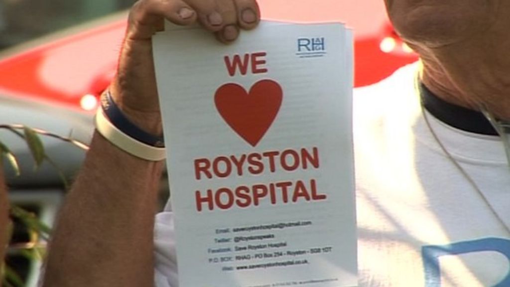 Battle to save Royston Hospital outpatients' unit - BBC News