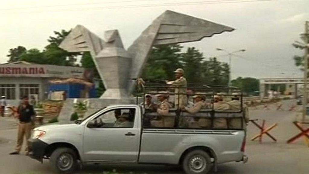 Militants killed in Pakistan air base gunfight - BBC News