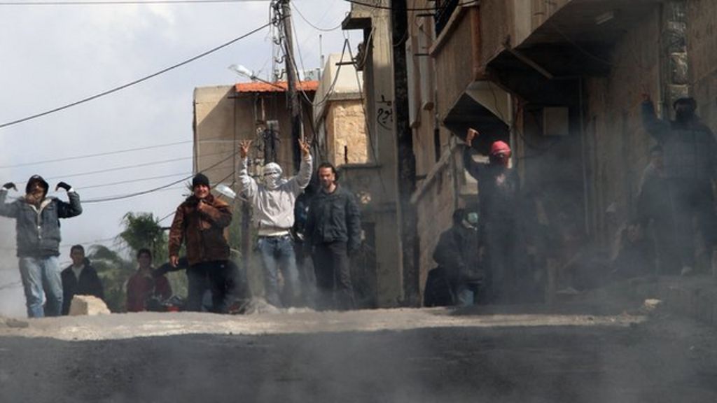 Syrian state TV reports 'gatherings' - BBC News