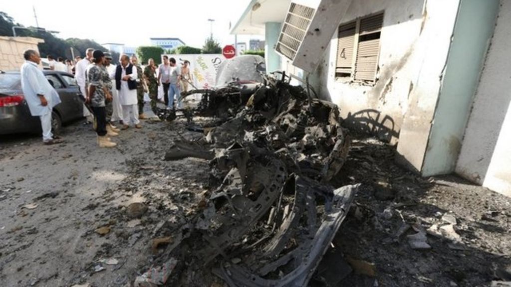 Libya blasts: Two killed in Tripoli car bombings - BBC News