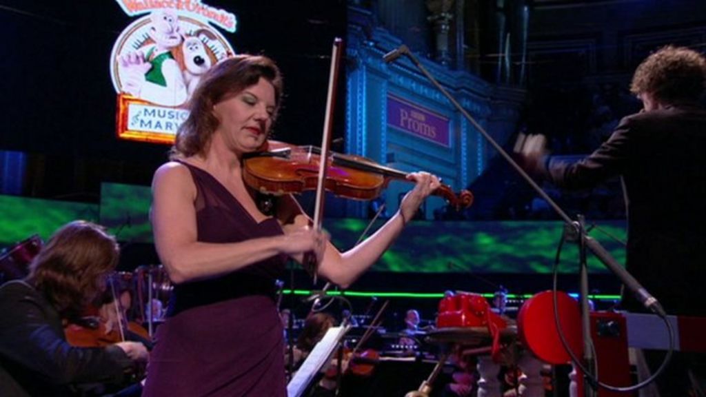 Gromit duet with violinist Tasmin Little - BBC News