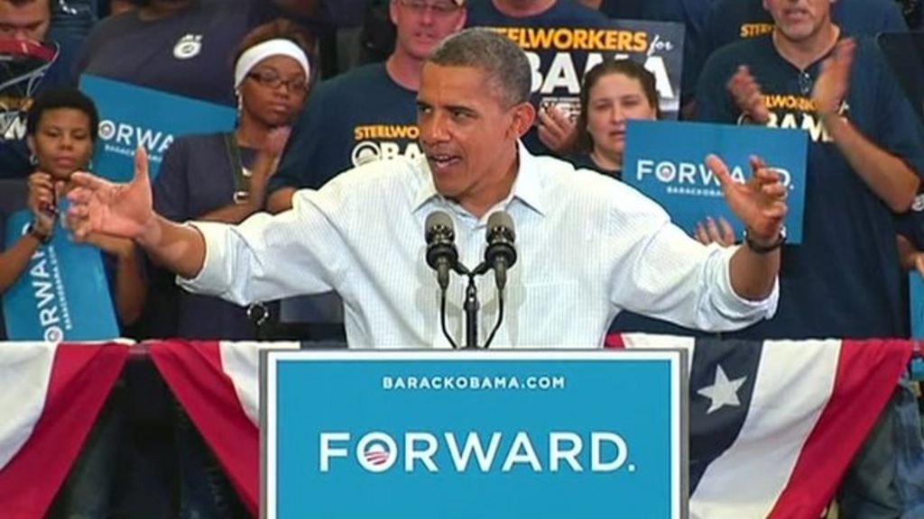 Barack Obama makes pre-convention Ohio appeal - BBC News