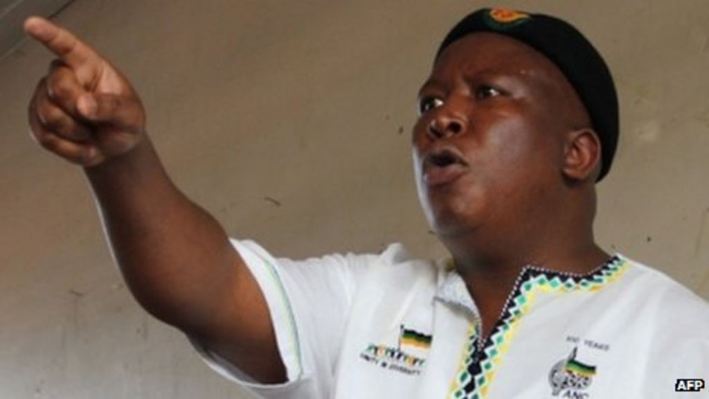 South Africa: Julius Malema rides public anger in style - BBC News
