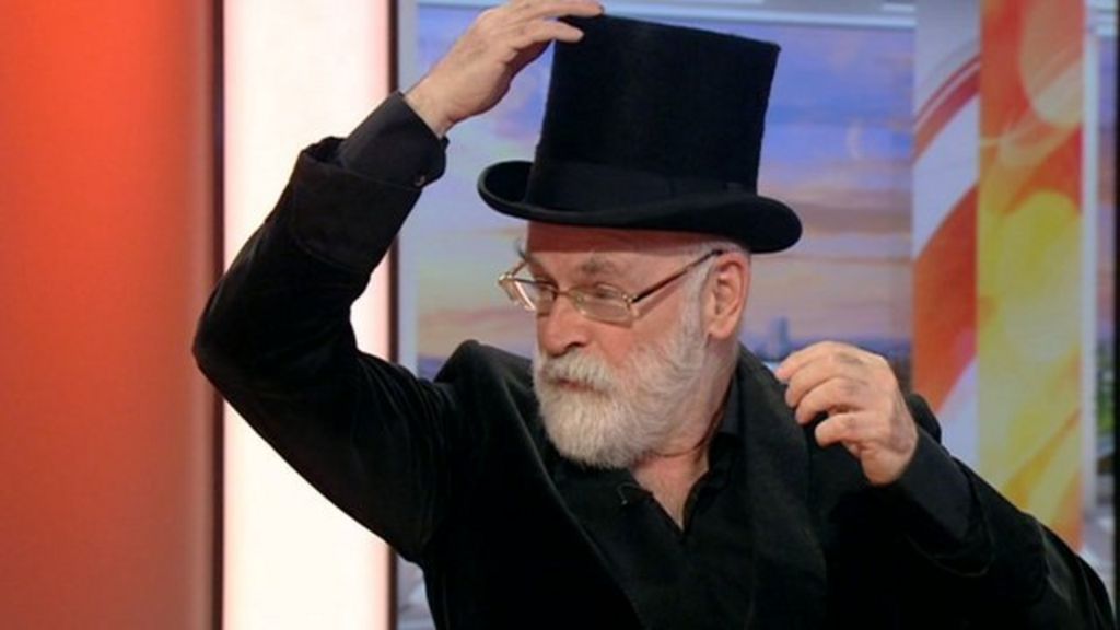 Sir Terry Pratchett: 'Writing keeps me going' - BBC News