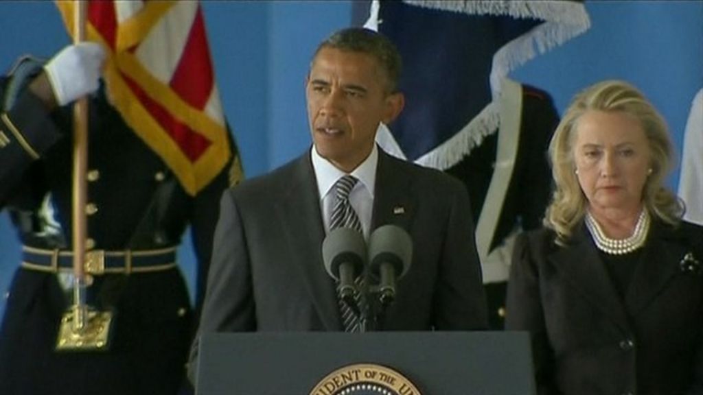 Obama vows to 'stand fast' against anti-US protests - BBC News