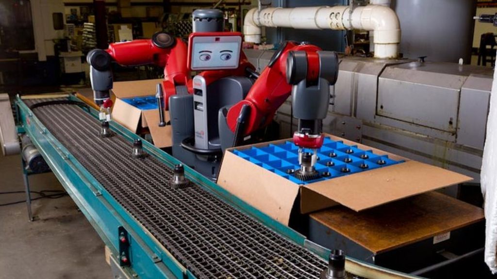 Robotic co-worker Baxter joins factory line - BBC News