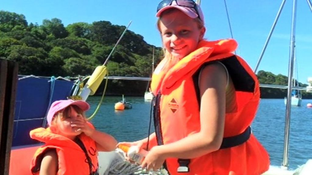 Family reunited with seabed camera dropped overboard - BBC News