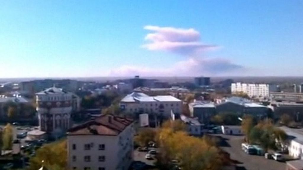 Explosion at Russian military test site - BBC News