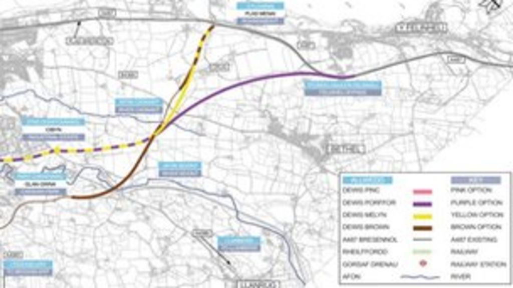 Bontnewydd bypass route opposition increases - BBC News