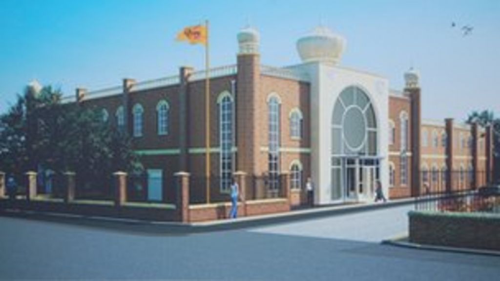 Newcastle's new Sikh temple nears completion - BBC News