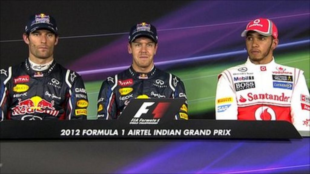 Formula 1 - Indian Grand Prix qualifying top three drivers - BBC Sport