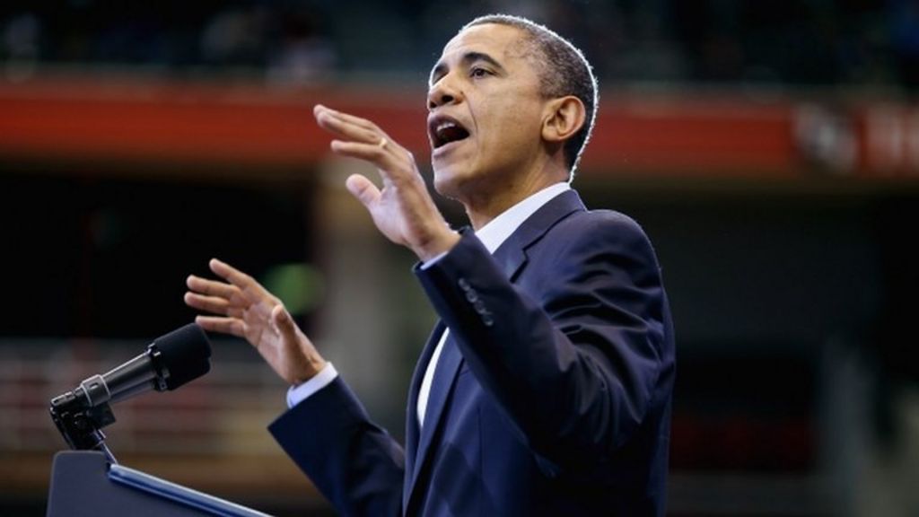 US election: President Barack Obama fires up Ohio - BBC News