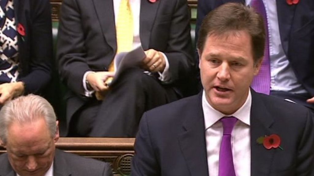 PMQs: Nick Clegg on abuse of children in care homes - BBC News