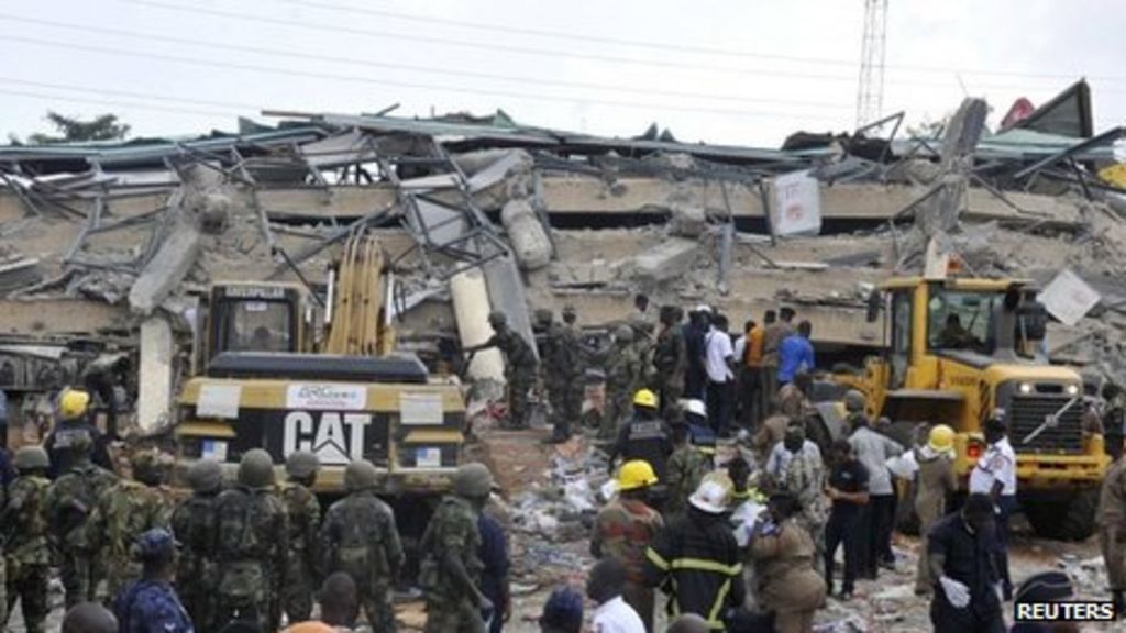 Melcom shop collapse in Ghana: Search for bodies ends - BBC News