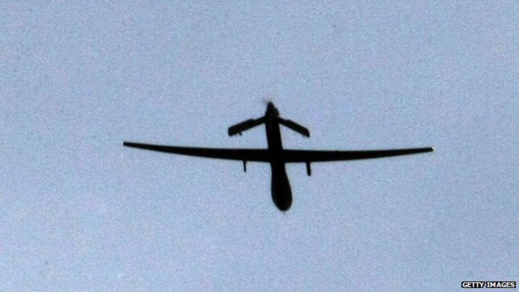 The sound of a US predator drone - BBC News