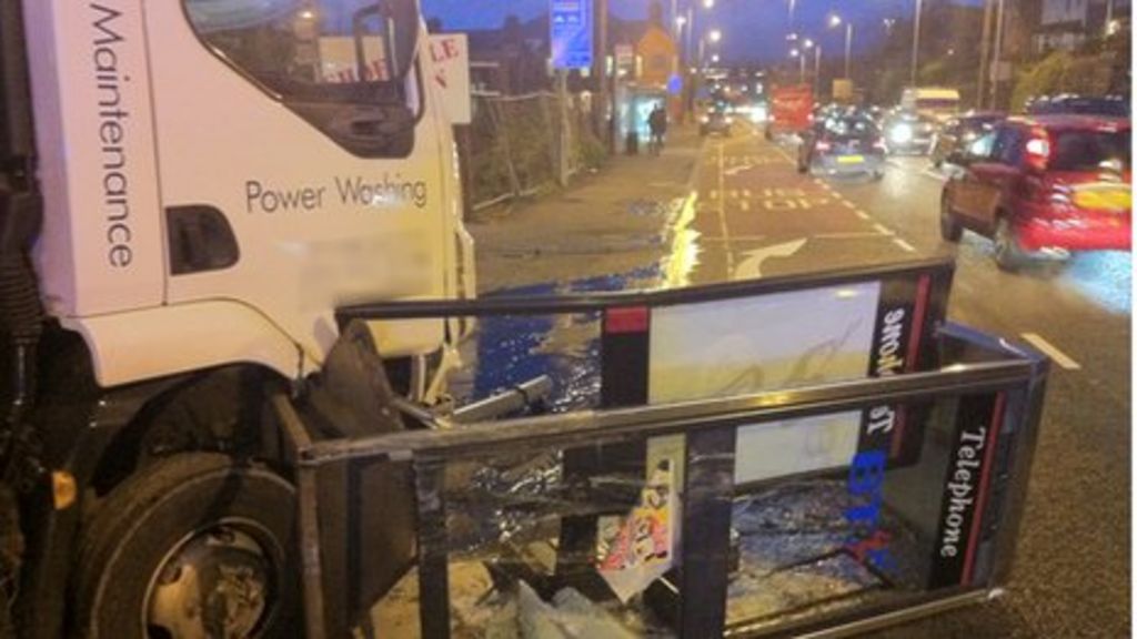 Driver Of Street Sweeper Lorry Arrested After Crash Bbc News