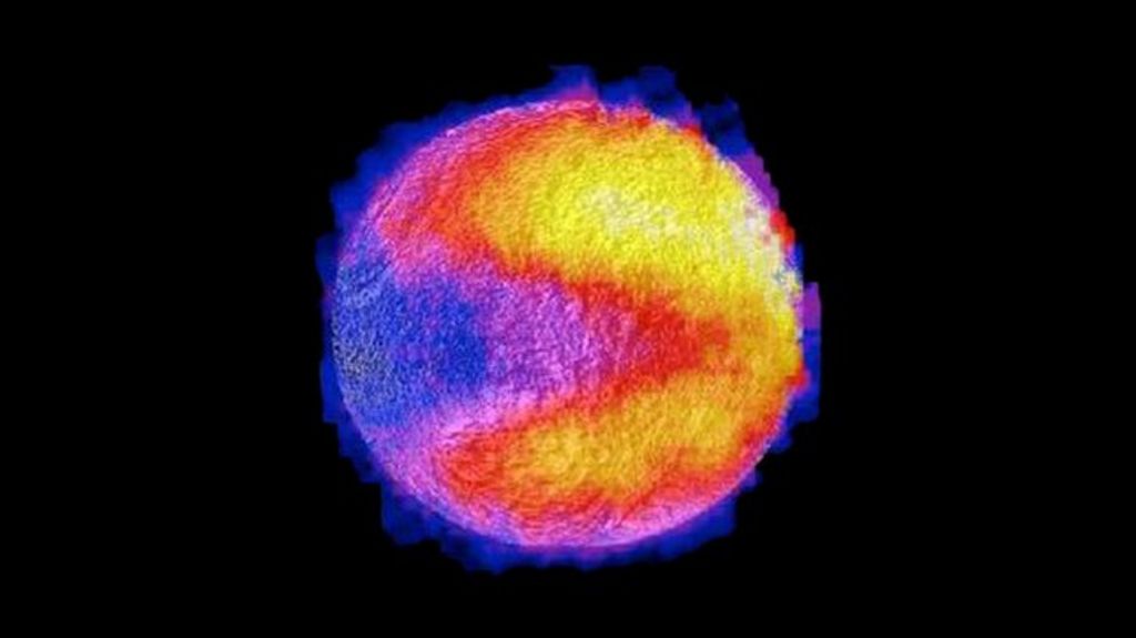 'Pac-Man' in Saturn moon Tethys is a repeat performance - BBC News