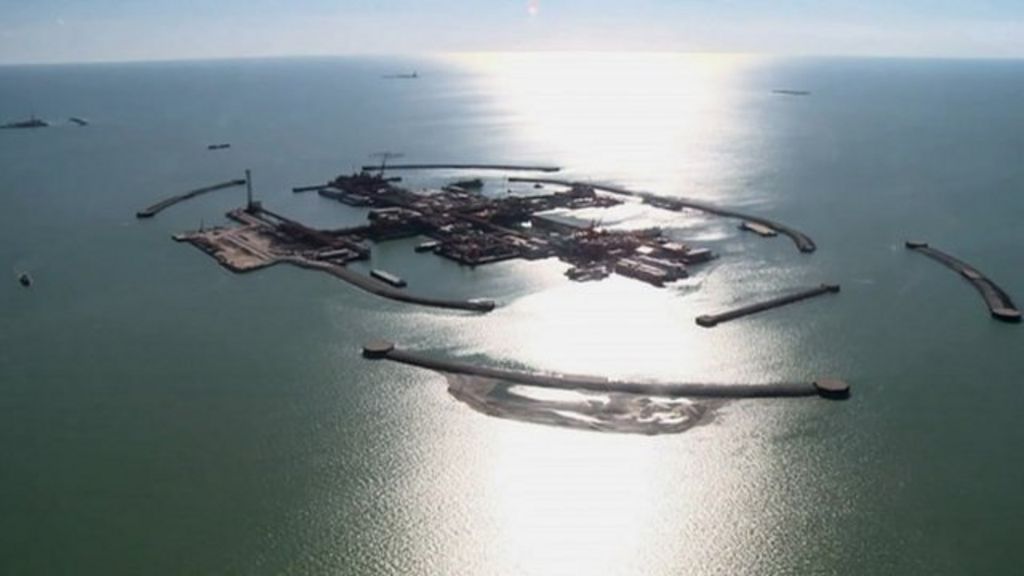 Environmentalists concerned about Kashagan Field oil rig - BBC News