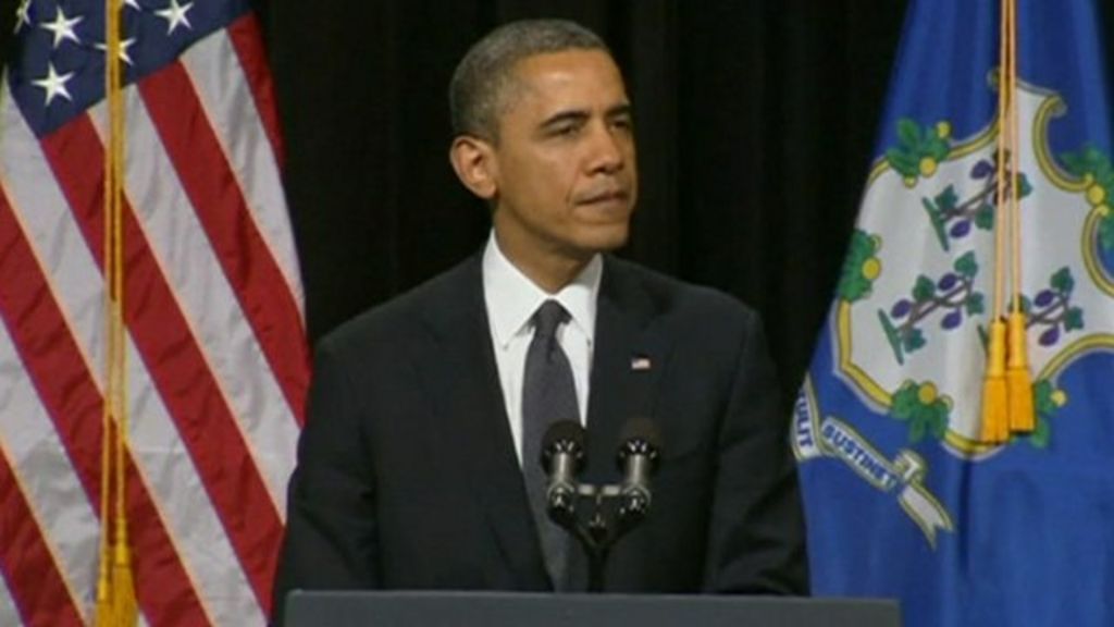 Obama pledges to protect children after US shooting - BBC News