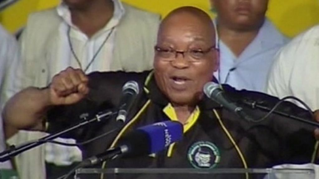 ANC re-elects Jacob Zuma as leader - BBC News