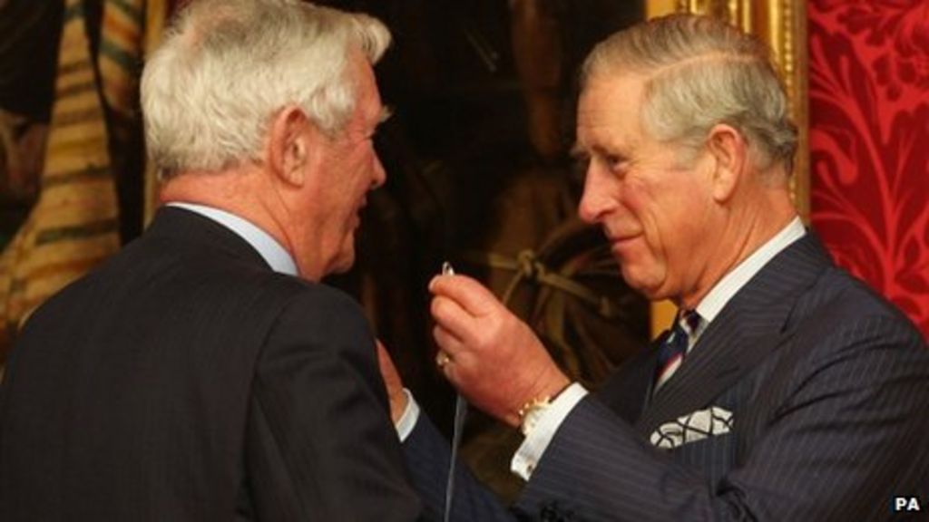 Mathew Prichard receives Prince of Wales Medal for Philanthropy - BBC News