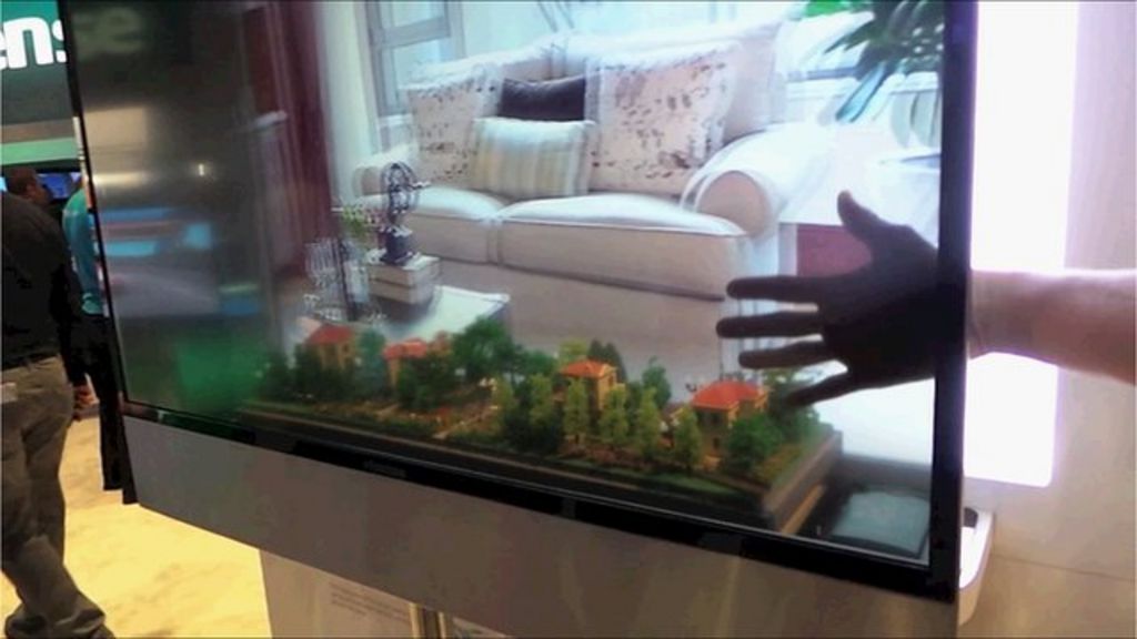 CES 2013: Transparent 3D TV from HiSense - BBC News