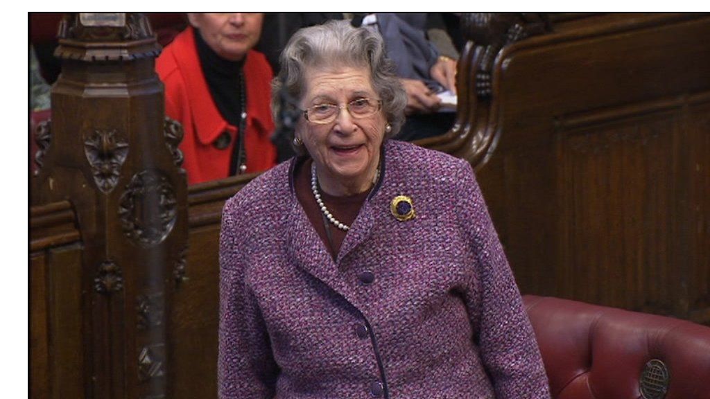 Baroness Trumpington tops claims to Lloyd George fame - BBC News