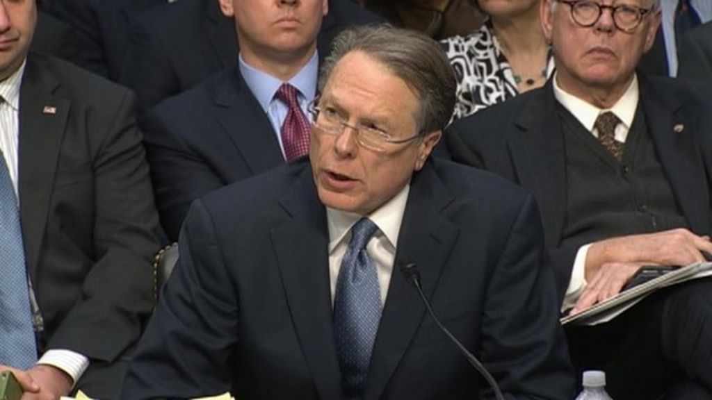 NRA chief: Gun owners not to blame - BBC News