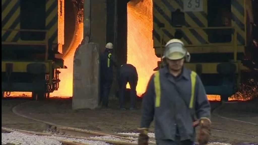 Tata Steel's Port Talbot Blast Furnace No 4 powers up - BBC News