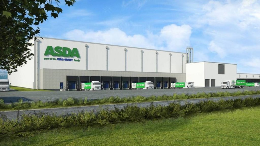 Avonmouth Asda distribution depot work starts - BBC News