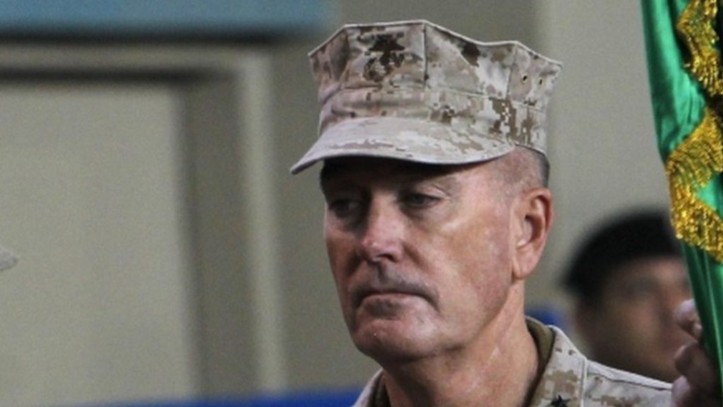 Joseph Dunford: "Fighting Joe" to lead US out of Afghanistan - BBC News